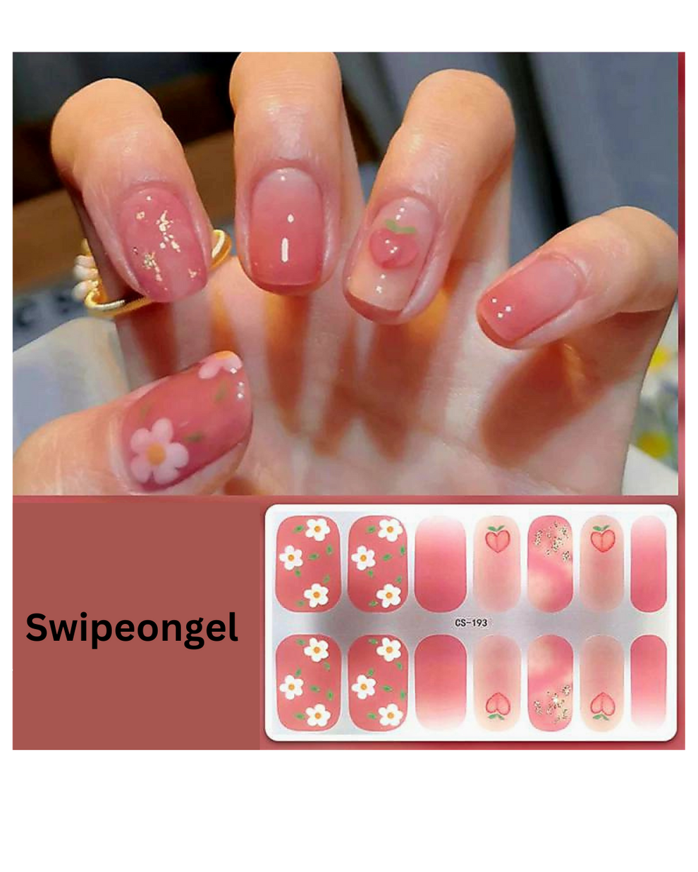Swipe On Gel Nail Stickers – Easy to Apply for Instant, Stunning Nails